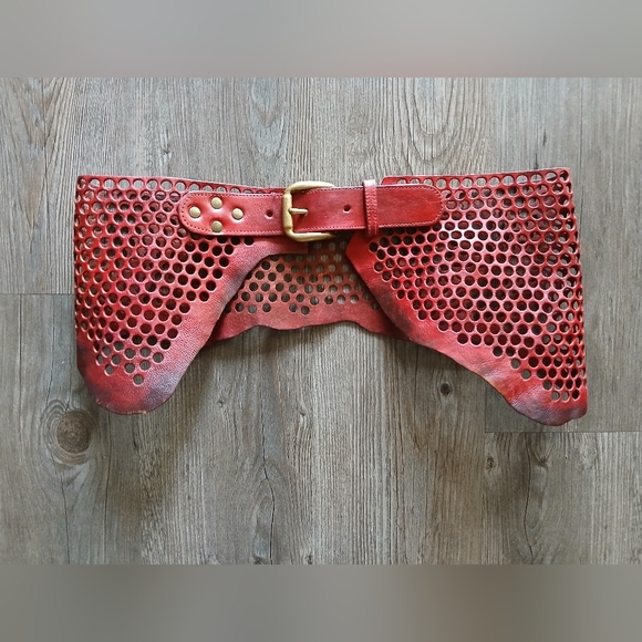 Brazilian hand made | Accessories | Brazilian Red Leather Hand Made ...